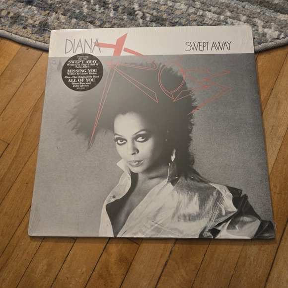 Rca Records | Media | Diana Ross Swept Away Vintage Vinyl Record Album Black Sealed | Poshmark